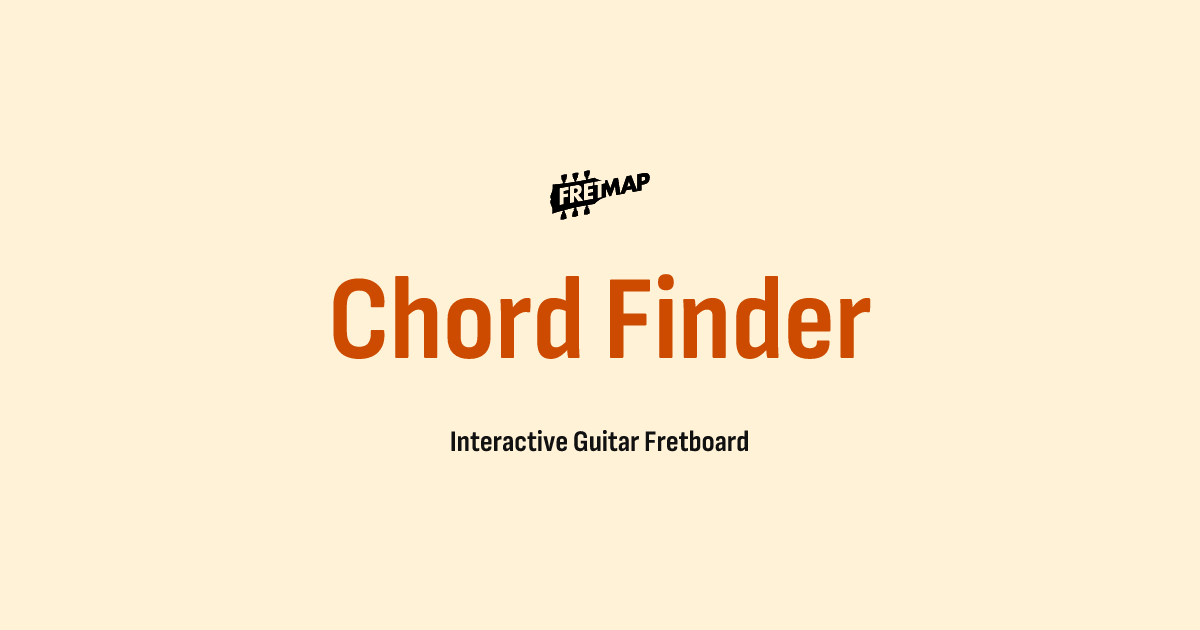 Chord Finder - Interactive Guitar Fretboard - fretmap.app